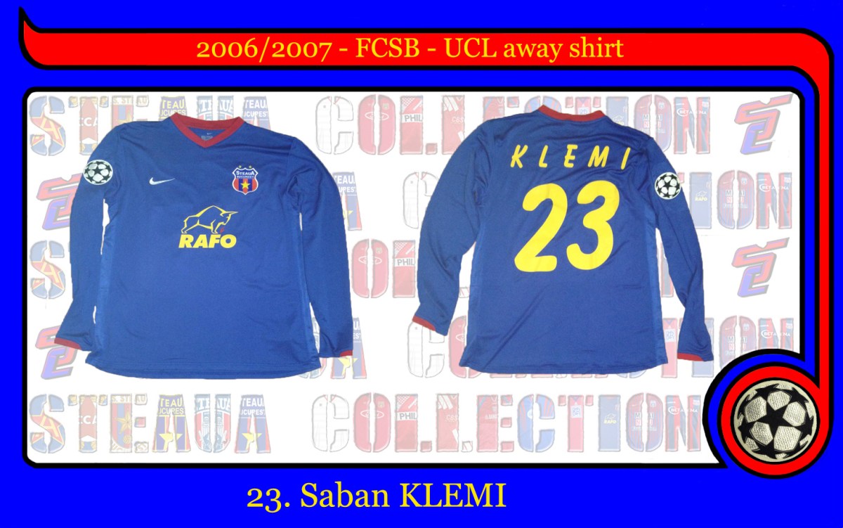 FCSB 2006-2007 UCL away shirt – Steaua Collection